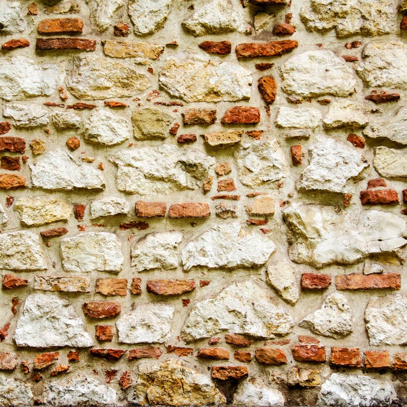 Aged Brick Wall Texture or Background. Structure of the Bricks Stock ...