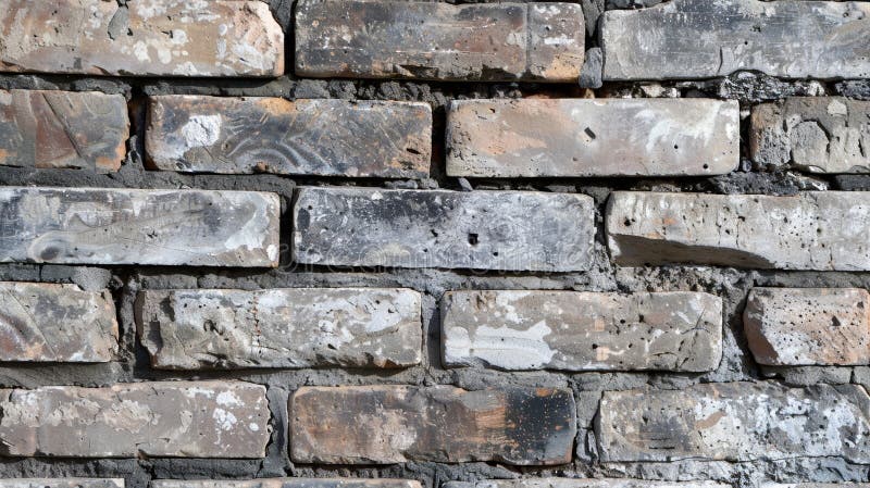 Aged brick wall texture stock image. Image of pattern - 312590769
