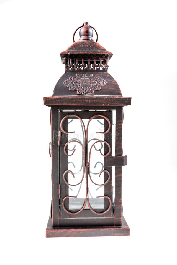 Old antique lantern stock image. Image of wood, hang - 10680887