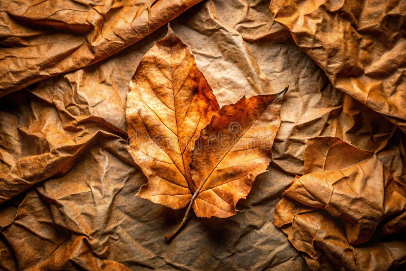 Distressed Autumn Background Paper - Vintage Leaf and Damask Pattern ...