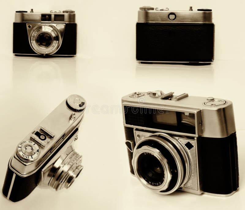 Aged camera stock image. Image of cartridge, lens, metal - 1389781
