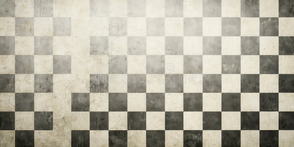 Aged Checkerboard Pattern Texture a Vintage Design Element. Generative ...
