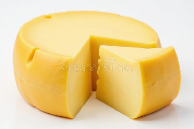 Aged Cheddar Wheel, Creamy Texture, White Backdrop, Kraft, Home Made ...
