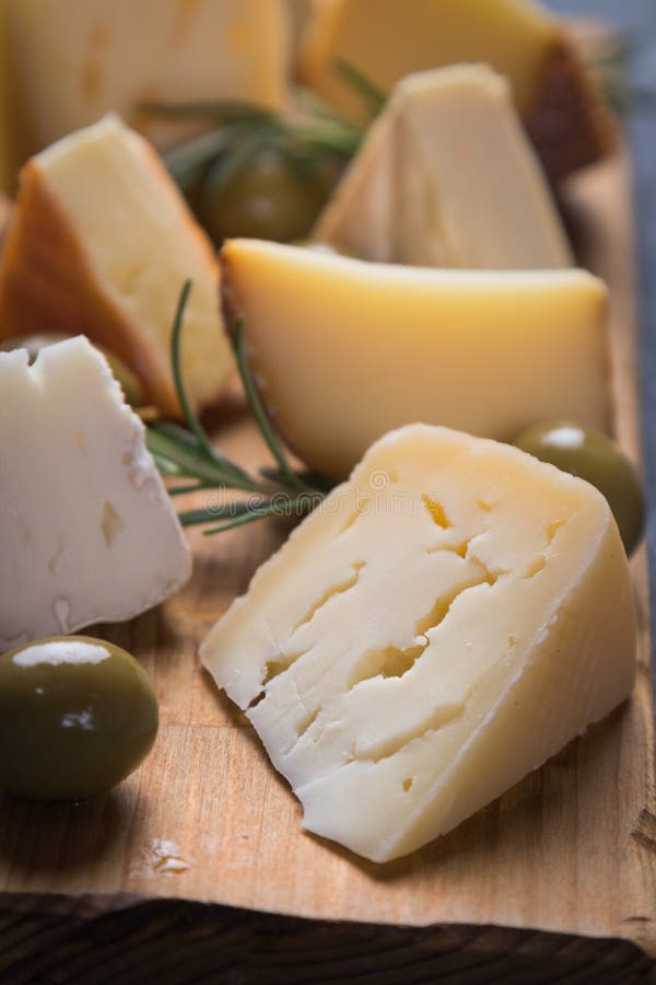 Aged Cheese Round and Slices Stock Image - Image of aged, slices: 206346097