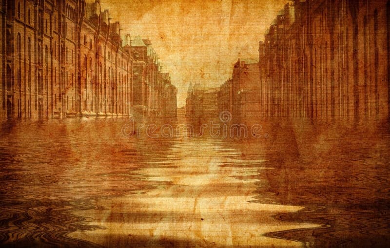 Aged city river stock image. Image of landfall, federal - 5354577