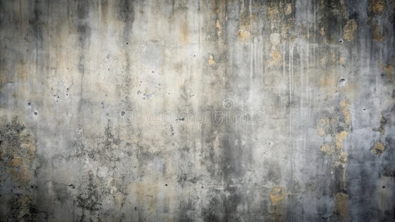 Aged Concrete Wall Texture a Weathered Surface with Uneven Staining and ...
