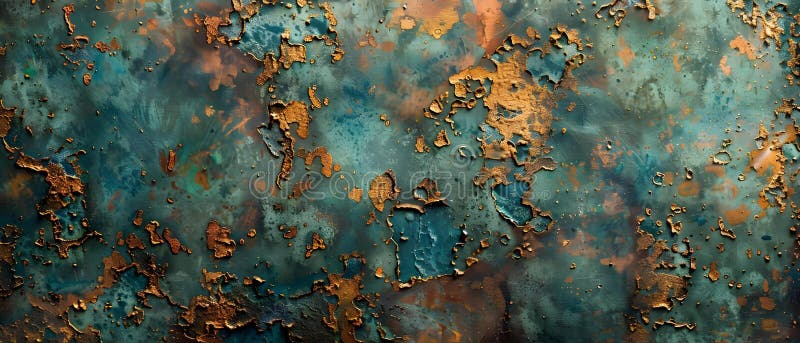 Aged Copper Elegance: Rustic Texture for Artistic Design. Concept Aged ...
