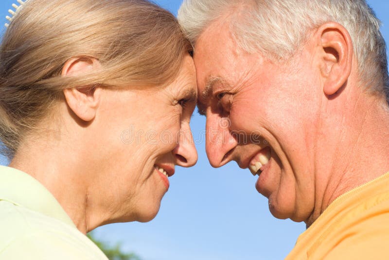Aged Couple At Nature Picture. Image: 21100371
