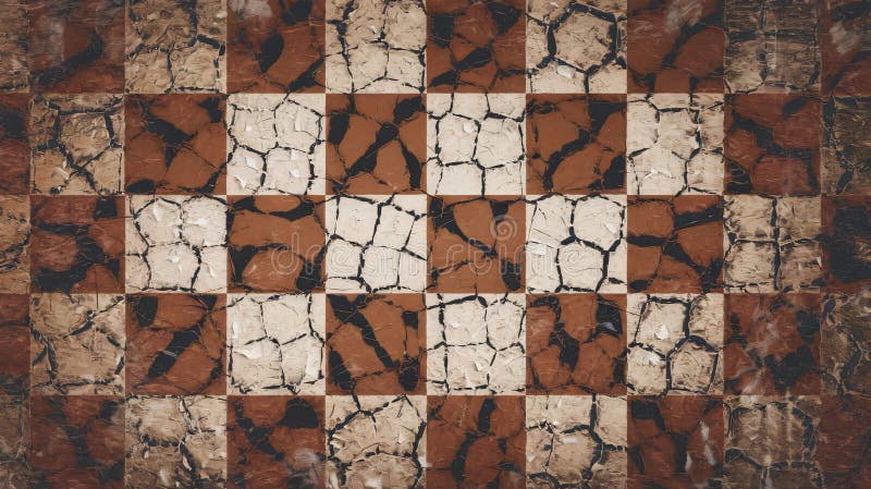 Aged Cracked Checkerboard Texture, Grunge High Quality Image Stock ...