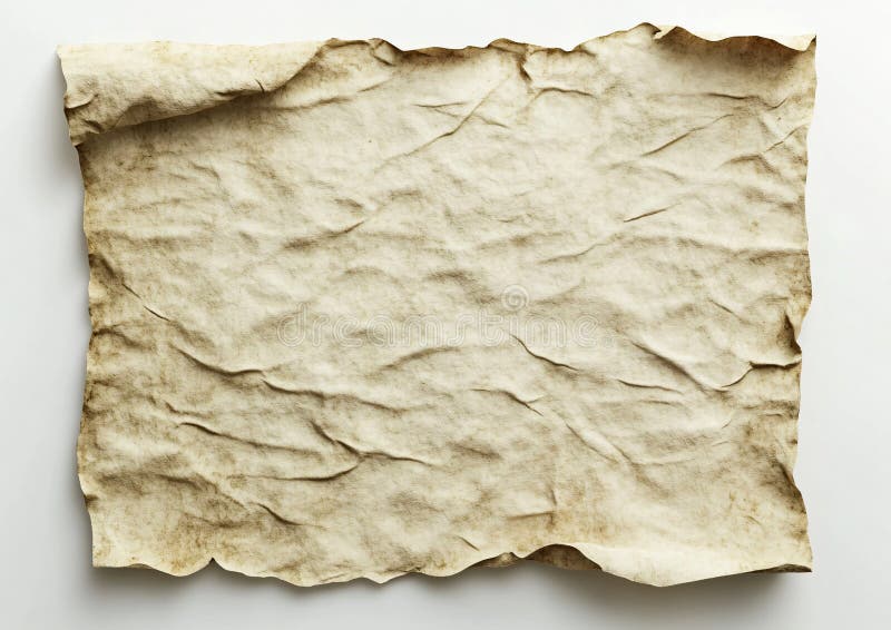 Aged Crumpled Parchment Paper Texture Background High Quality Image ...