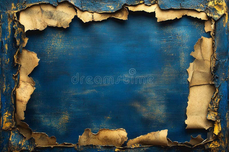 Aged Dark Blue Textured Background with Distressed Edges Stock Image ...
