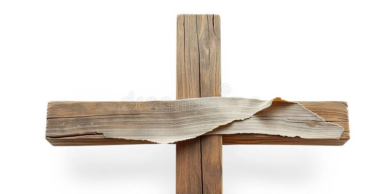 Aged Distressed Easter Cross a Vintage HandCrafted Religious Ornament ...