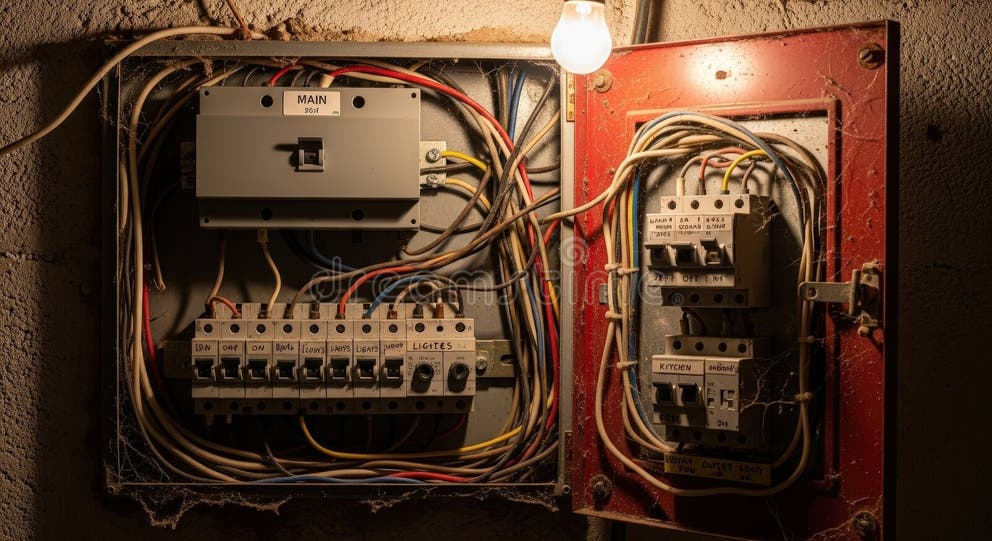 Aged Electrical Panel Stock Illustrations – 177 Aged Electrical Panel ...