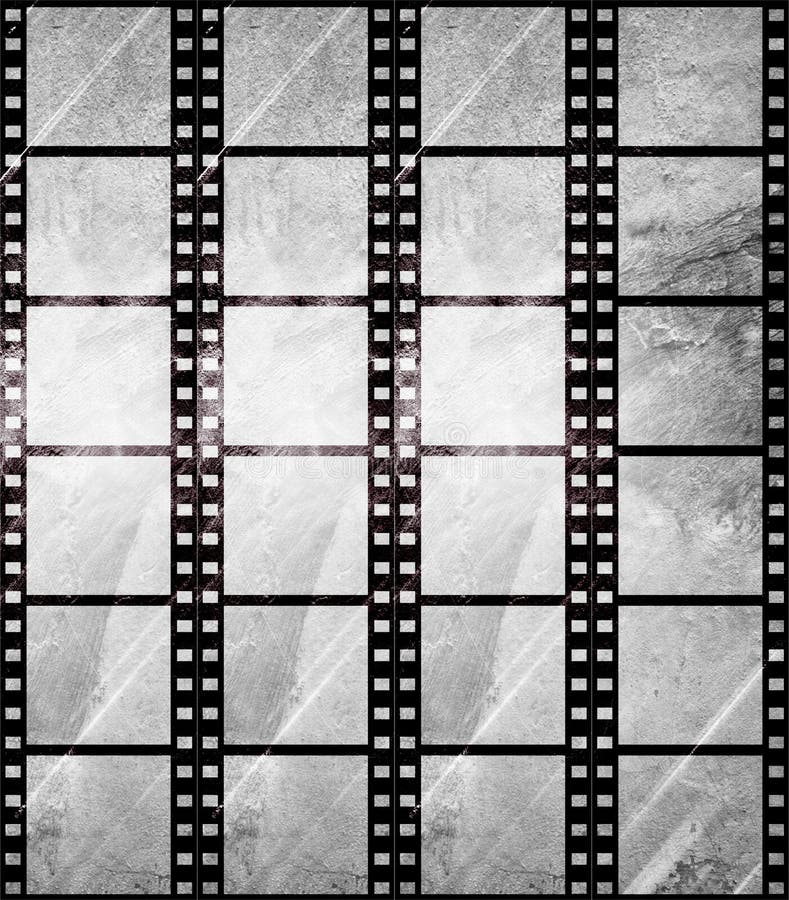 35mm Film Strip Frames Frame Stock Vector - Illustration of develop ...