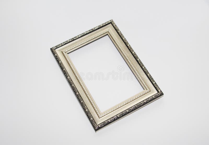 Aged Frame for a Photo, Picture or Certificate. Photo on a White ...