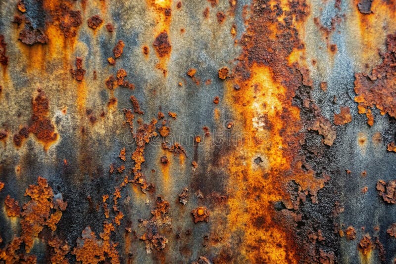 Aged Gradient Rust Surface with Grey and Black Stock Illustration ...