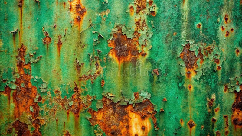 Aged Green Oxidized Metal Panel a Grunge Texture Background for ...