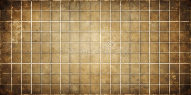 Aged Gridded Texture Rustic Brown Square Pattern Background. Generative ...