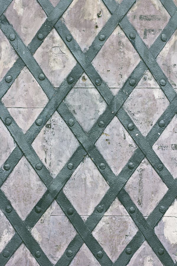 Aged Iron Texture Tiles. Metal Texture Pattern Stock Photo - Image of ...