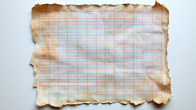 Aged Ledger Paper, Grunge Texture, White Background, Accounting History ...