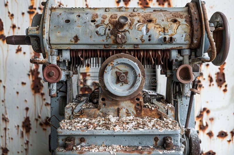 Decaying Old Rusty Machine stock photo. Image of corrosion - 321092652