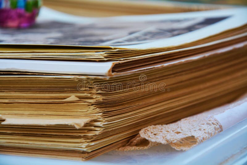 Aged magazines background stock photo. Image of best - 78528644