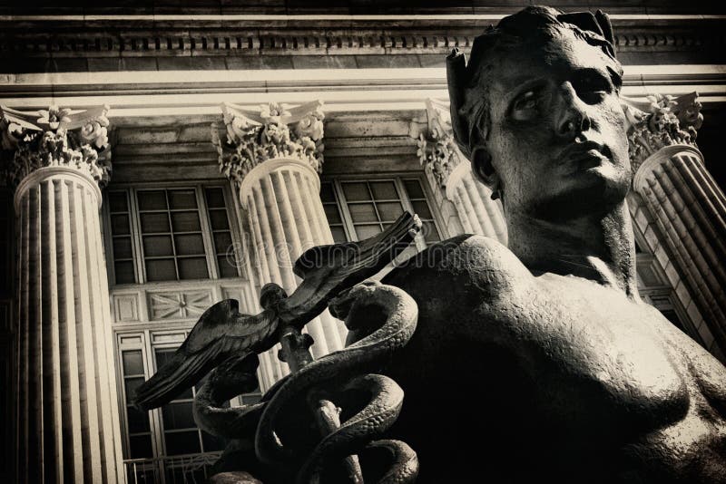 Aged Male statue stock image. Image of symbolism, jefferson - 7798477