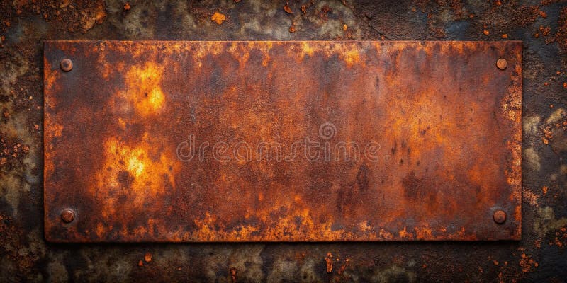 Aged Metal Sheet Background Rustic Rust Texture for Design Templates ...