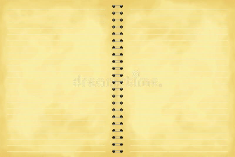 Aged note pad stock illustration. Illustration of binding - 2257319