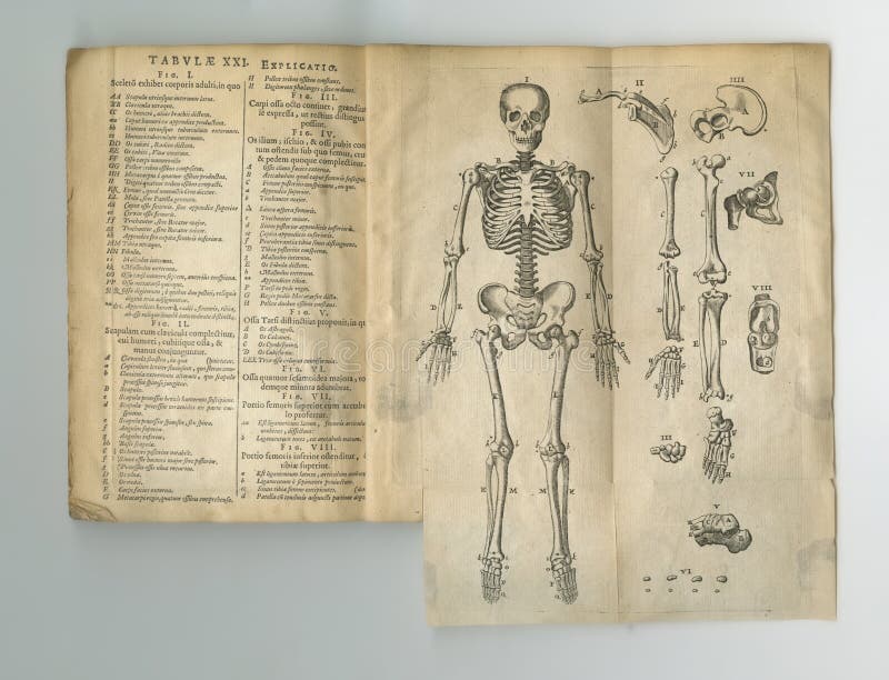 Aged Old Anatomy Literature. an Old Anatomy Book with Its Pages on ... Aged Old Anatomy Literature. an Old Anatomy Book with Its Pages on ...
