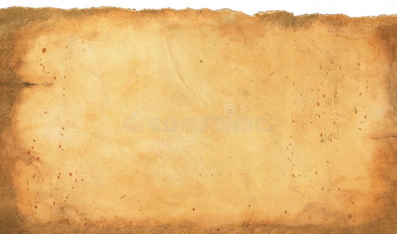 Aged paper stock photo. Image of spots, ragged, rust, roughness - 597612