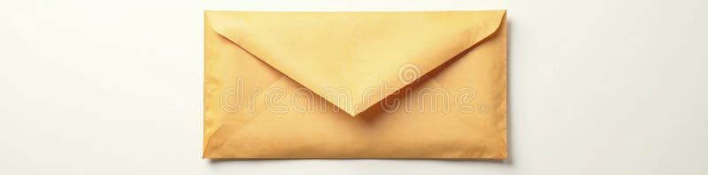 Aged Paper Envelope, Front View, Sealed, White Background, Envelope ...
