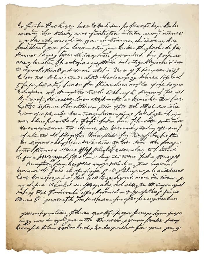 Vector Abstract Hand Writing Design Stock Vector - Illustration of ...