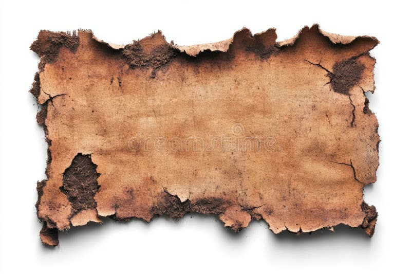 Aged Parchment Paper with Rustic Edges. Perfect for Invitations or Old ...