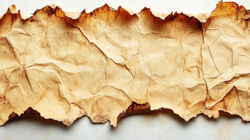 Aged Parchment Scroll Background Texture, Studio Shot Stock ...