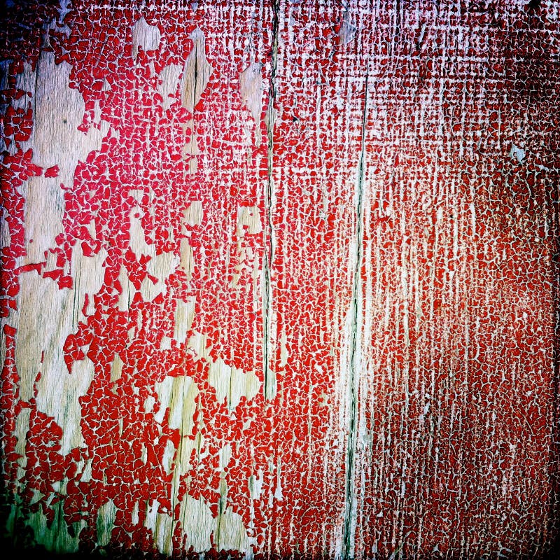 Aged peeling red paint stock photo. Image of tactile - 178135640