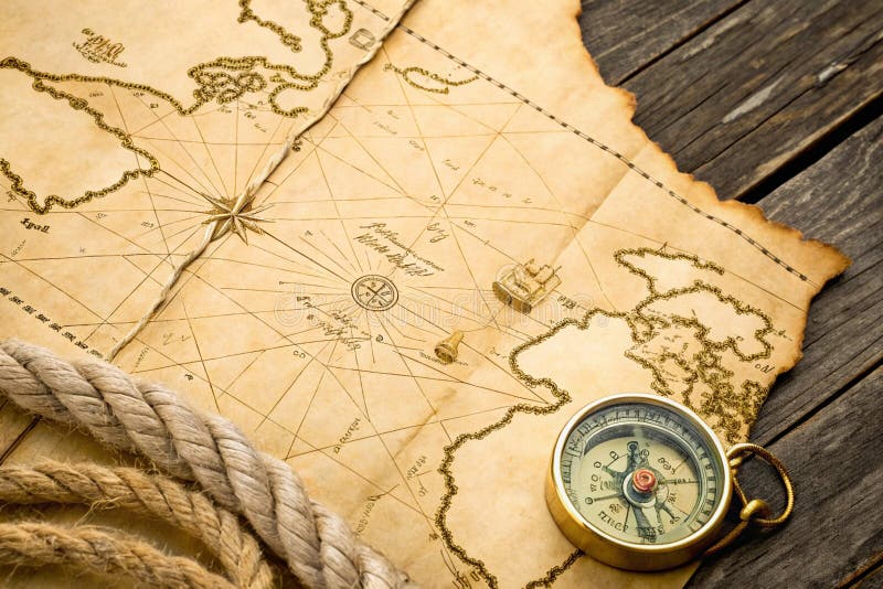 Treasure Map Compass