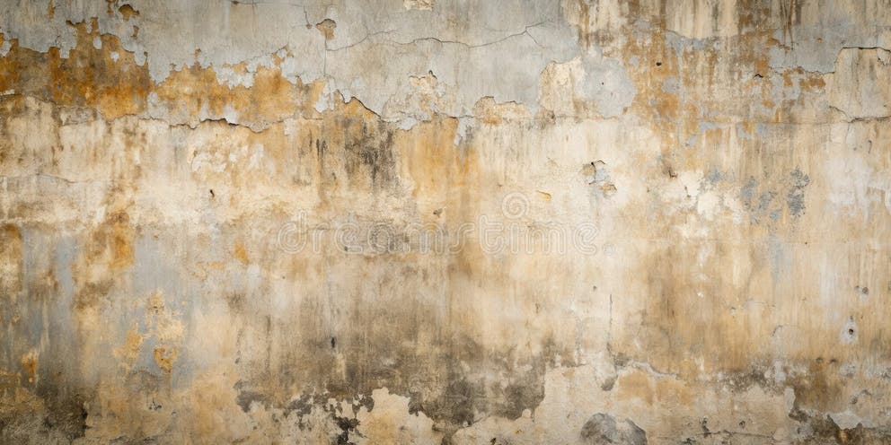 Aged Plaster Wall Texture Distressed, Weathered Surface with Flaking ...