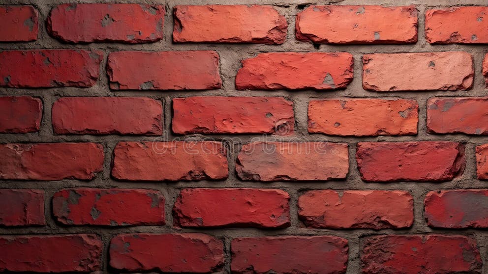 Aged Red Brick Wall Texture, Rustic Brick Background High Quality Image ...