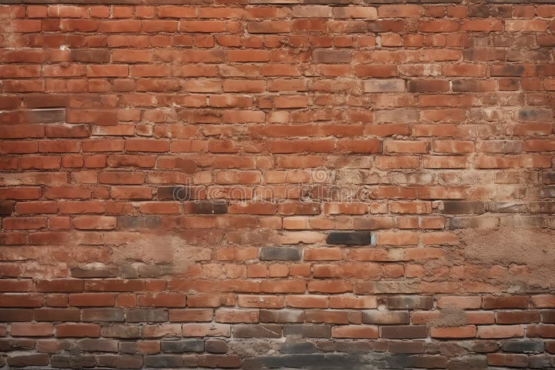 Aged Red bricks texture stock illustration. Illustration of gradient ...