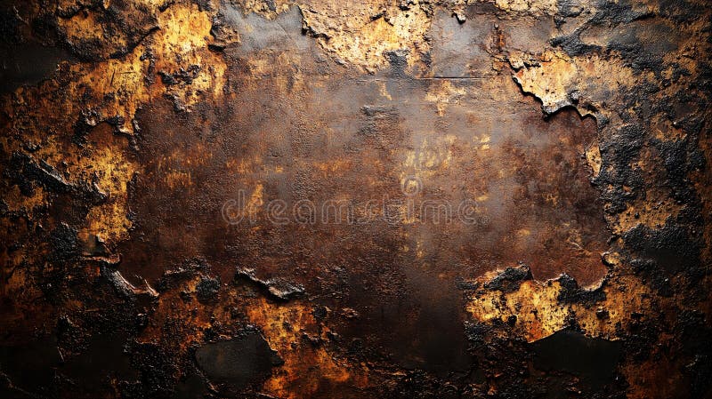 Aged Rusty Metal Surface with Textured, Weathered Patterns and Rich ...