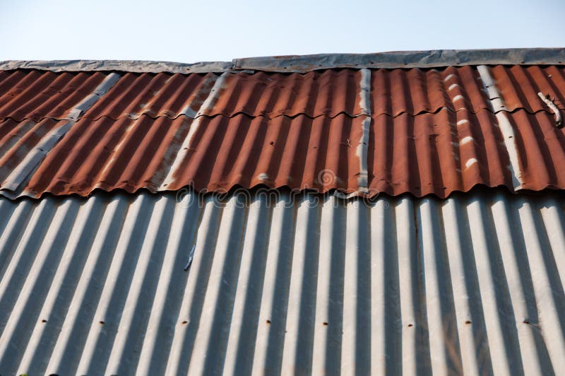 Old Rusted Corrugated Metal Roof Tiles Stock Photos - Free & Royalty ...