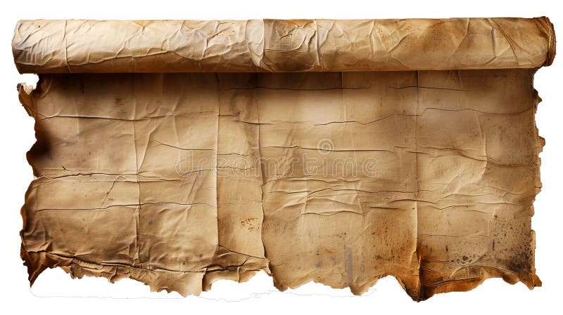 Aged Scroll Paper Texture for Vintage Design Projects Stock ...