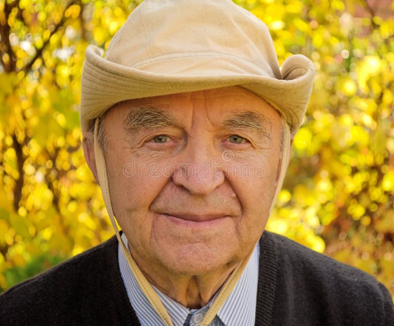 Aged senior man stock image. Image of adult, outdoor - 22209833