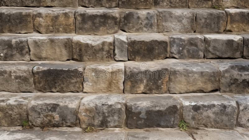 Aged Stone Step Surface Details Stock Illustration - Illustration of ...