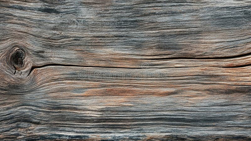 Aged Teak Wood with a Slightly Weathered Texture and Faded Grain Stock ...