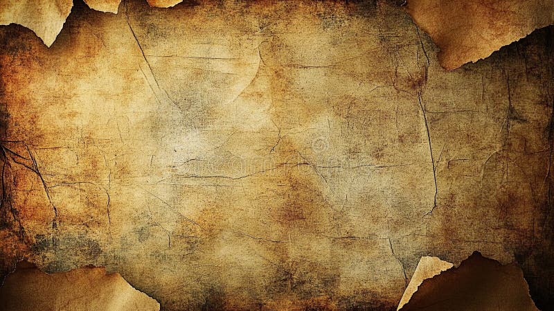 Aged, Torn Paper Texture with Burnt Edges, Ideal for Backgrounds or ...