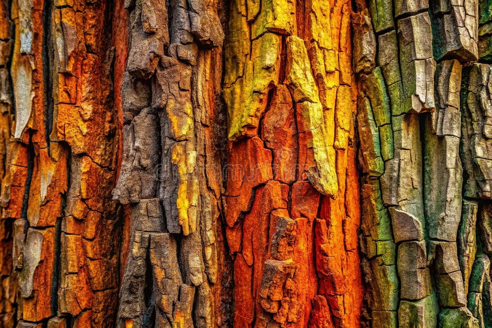 Aged Tree Bark Texture Collage Rustic Grunge Seamless Backgrounds for ...