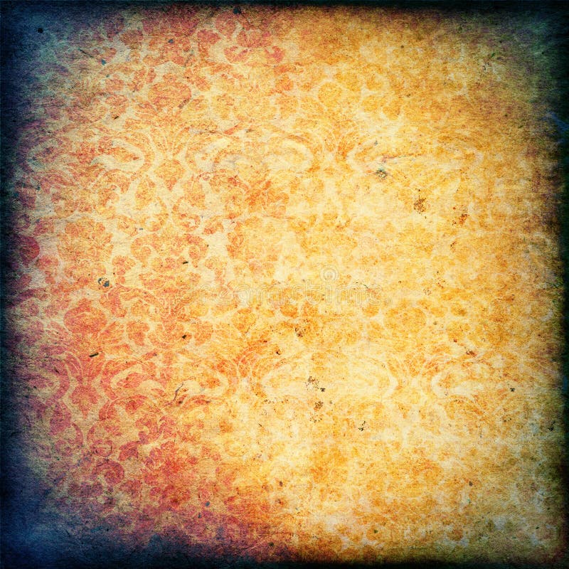 Aged Vintage Square Background Stock Image - Image of obsolete, page ...