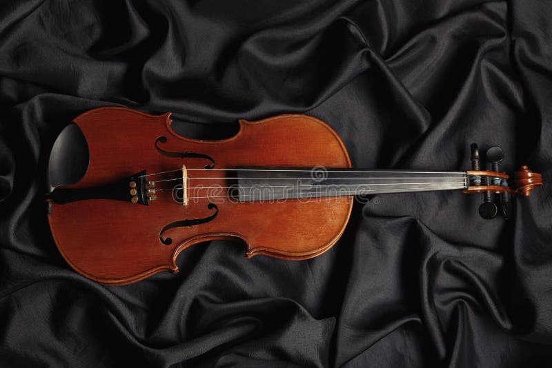 Aged Violin on Dark Texture Stock Image - Image of acoustic, dark: 70804835